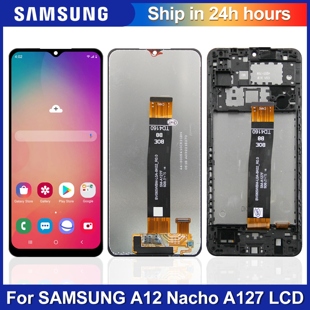 6.5 & 39 สําหรับ Samsung Galaxy A12 Nacho LCD A127F A127M A127U จอแสดง ...