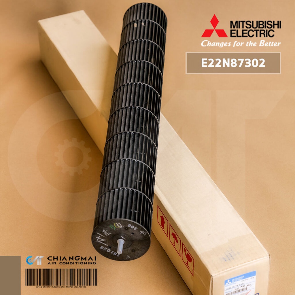 E22N87302 ใบพัดลมคอยล์เย็น Mitsubishi Electric ใบพัดลมโพรงกระรอก โบ ...