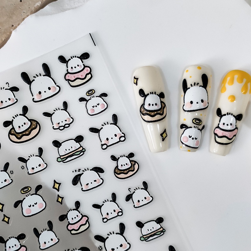 สติกเกอร์ ลายสุนัขน่ารัก 5D สําหรับติดตกแต่งเล็บ TS-1926 | Shopee Thailand