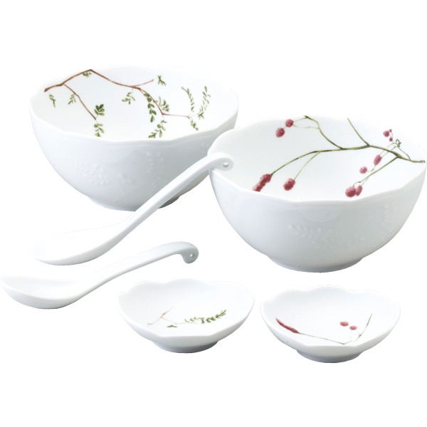 [NARUMI JAPAN] SATOHANAGOYOMI Porcelain Dinnerware Set (15cm Dinner ...