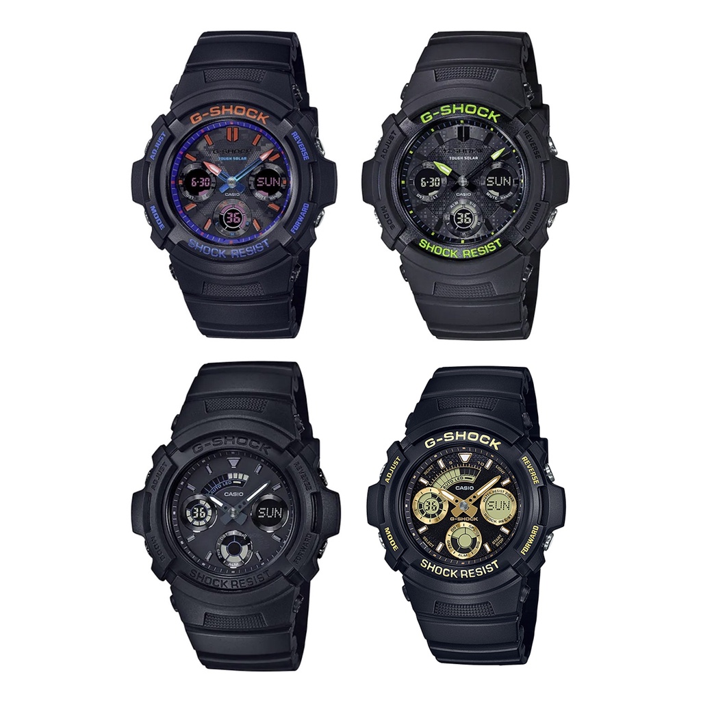 แท้ cmg G-Shock นาฬิกาข้อมือผู้ชาย รุ่น AW-591BB-1 AWR-M100 awr-m100sct ...