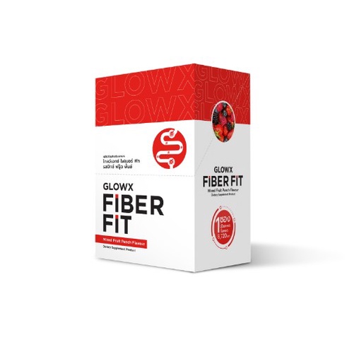 GLOWX FIBER FIT รสมิกซ์ ฟรุ๊ต พั้นช์ | Shopee Thailand
