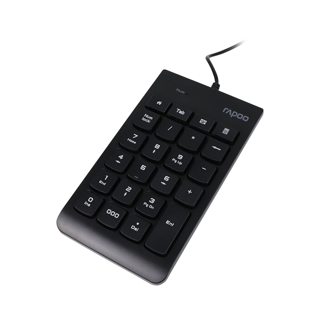 Rapoo K10 Numeric Keyboard Black Kb K10 Bk Shopee Thailand