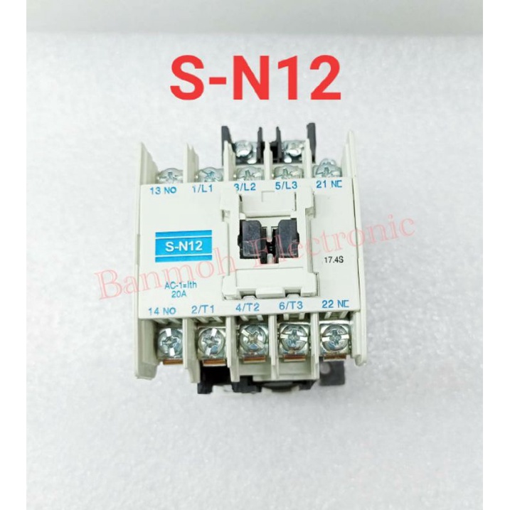 S-N12 แมกเนติกคอนแทคเตอร์ มีโวล์ให้เลือก24V,110V,220V380V SN-12 ยี่ห้อZT 20A SN12 สินค้าคุณภาพ ...