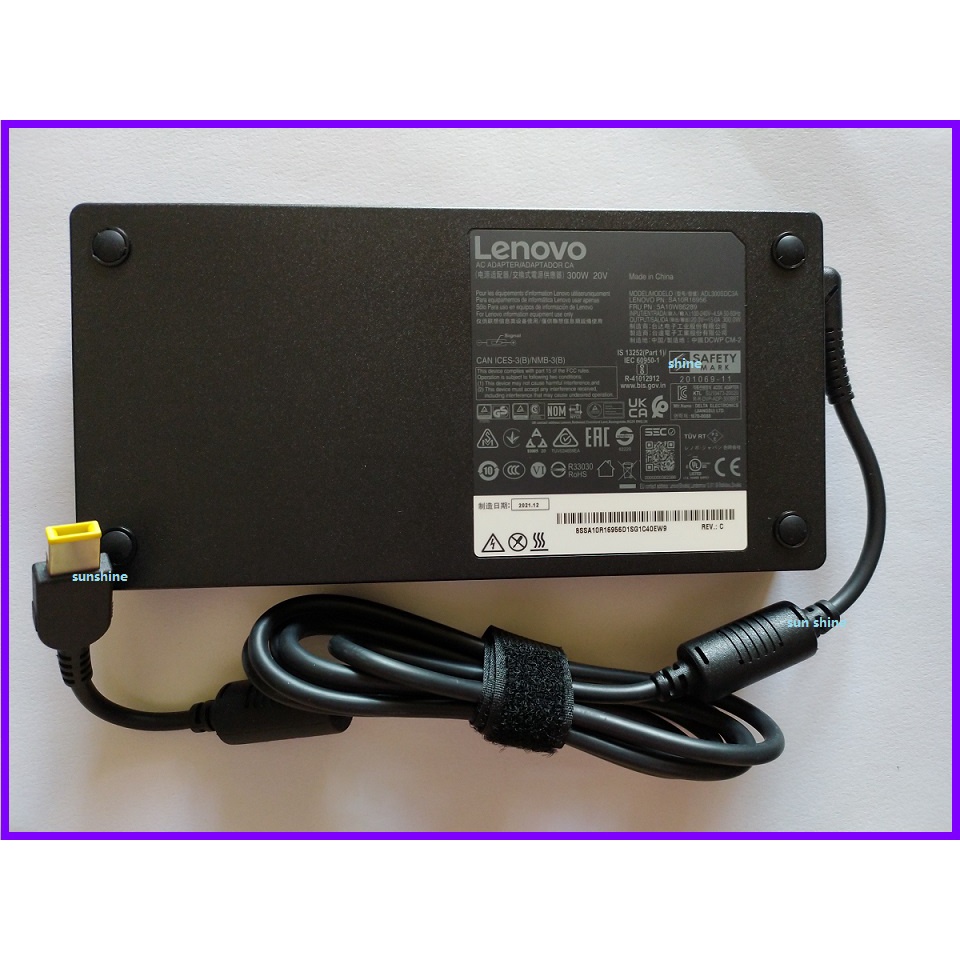 อะแดปเตอร์ชาร์จคอมพิวเตอร์ Lenovo ADL300SDC3A Saver Y9000P R9000 20V15A ...