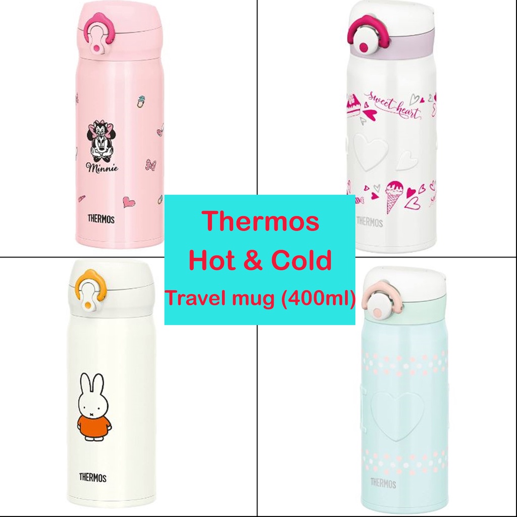 กระติก เก็บร้อน เย็น Thermos Water Bottle, Vacuum Insulated Travel Mug, (400 ml) | Shopee Thailand