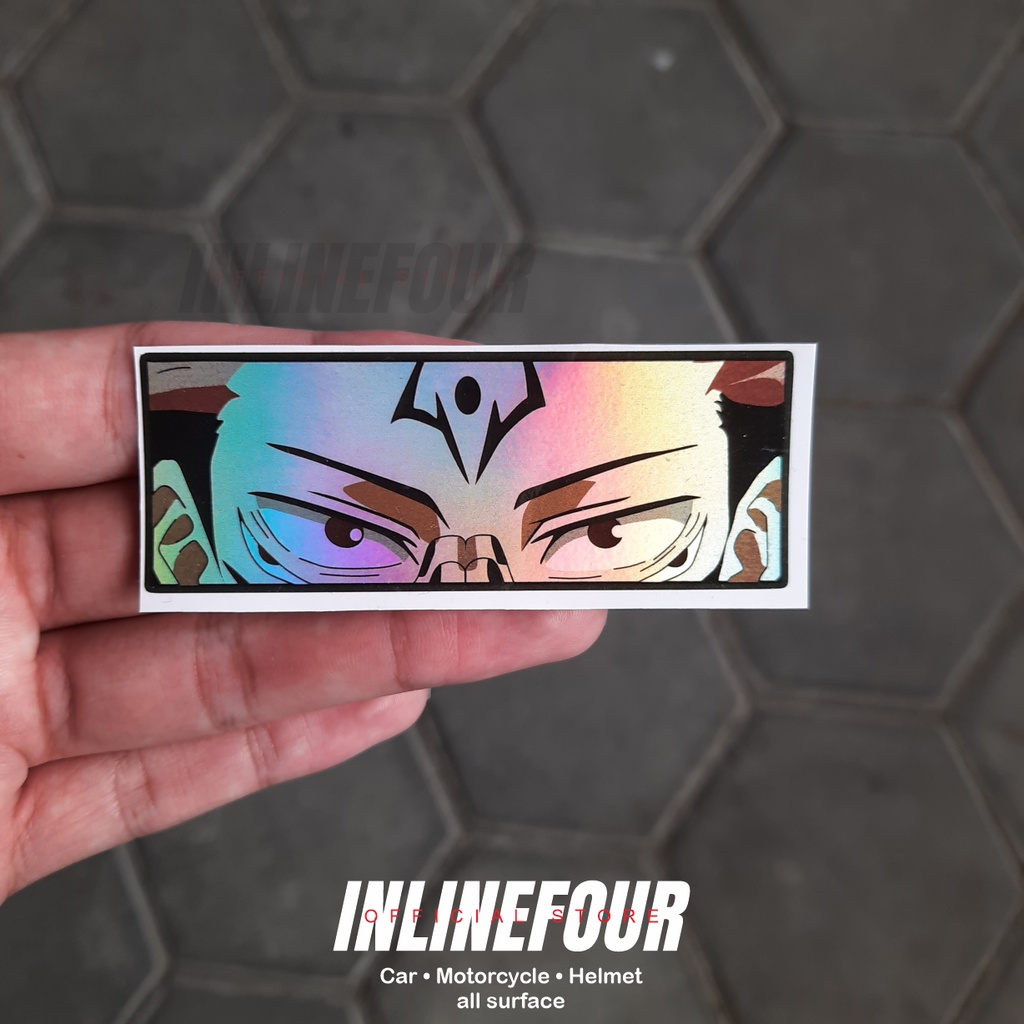 Anime Slap Sticker - Sukuna สติ๊กเกอร์โฮโลแกรมญี่ปุ่น - Jujutsu Kaisen ...