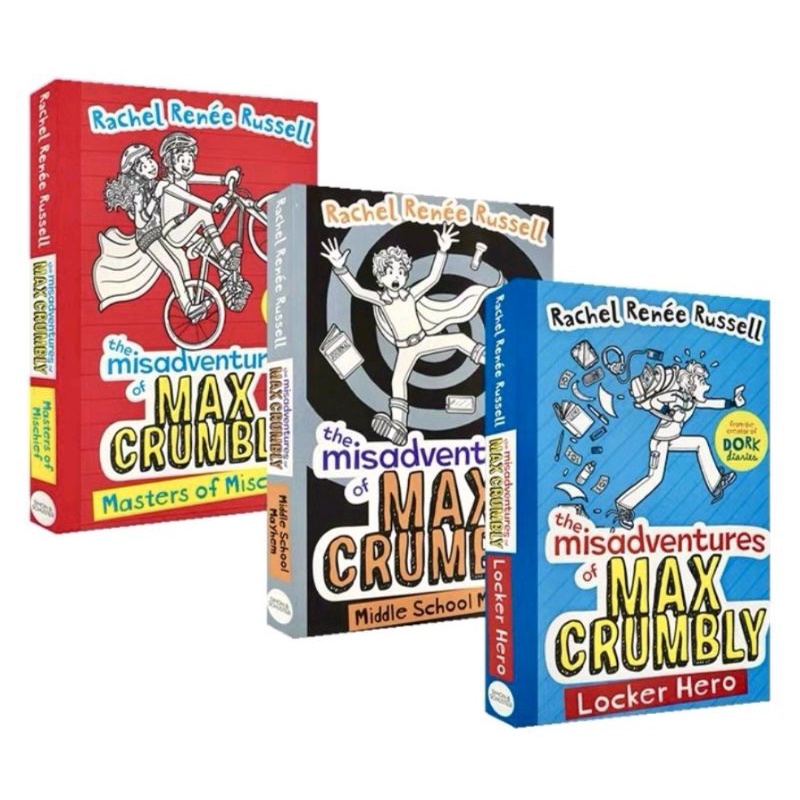 The Misadventures of Max Crumbly Series 3 Books Collection Set by ...