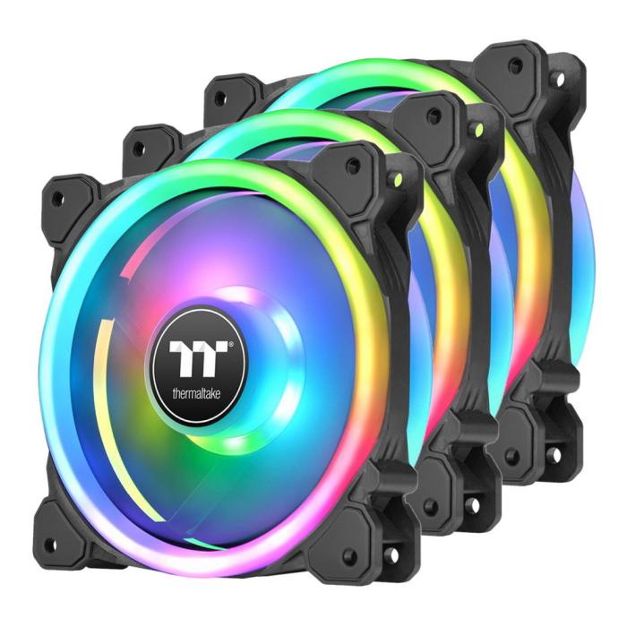 THERMALTAKE SWAFAN 12 RGB CONTROLLER CL-F137-PL12SW-A (3-Fan Pack ...