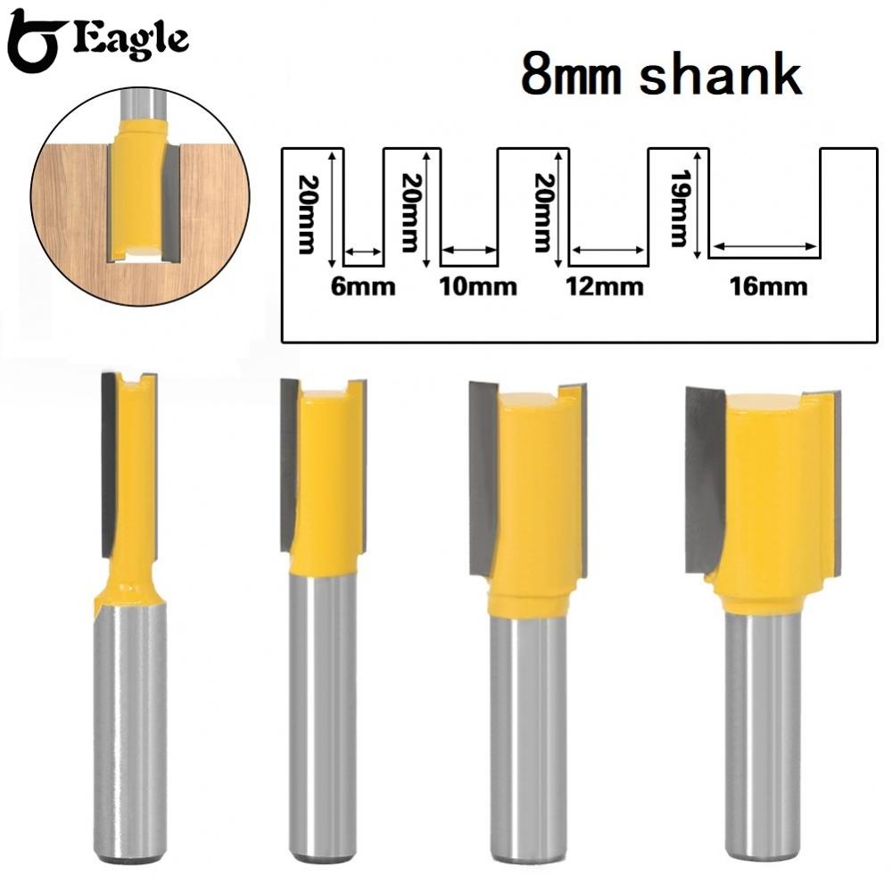 [CRAZY SALE]1PC 8mm Shank Bottom Wood Cleaning Bit Straight-Router Bit ...
