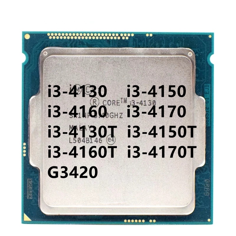 ซ็อกเก็ตหน่วยประมวลผล CPU LGA 1150 แกนคู่ i3 4130 i3-4150 i3-4160 i3 ...