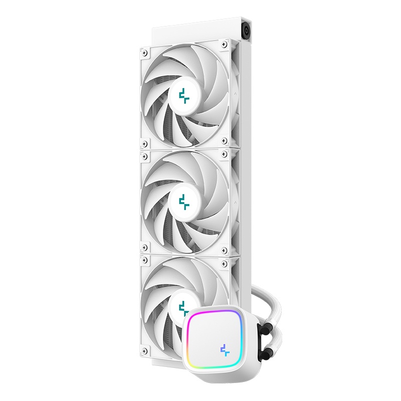 Deepcool LE700 WH 360 ซีพียู Aio Liquid Cooler สีขาวดำ ARGB หม้อน้ำ ...