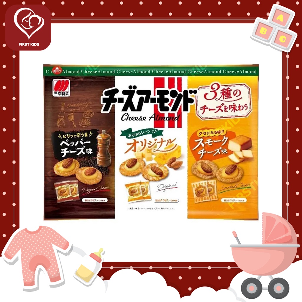 Sanko Seika Cheese Cheese Almond Senbei 3 Flavors Assortment 2011 ...