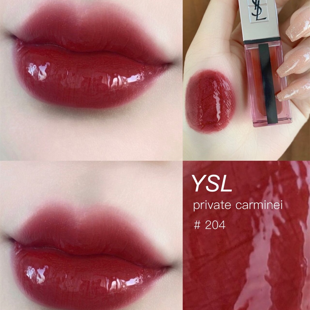 แท้ 💯% 】YSL Yves Saint Laurent Water Stain & Velvet Matte&Glaze ...