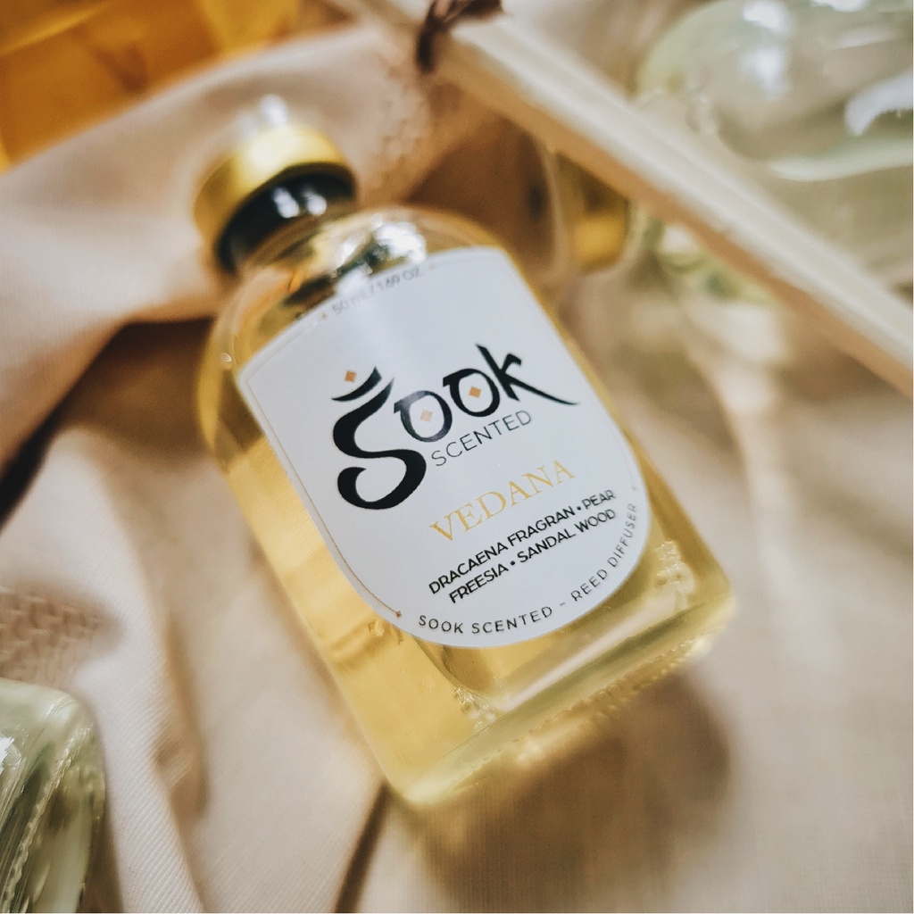 ก้านหอมปรับอากาศ 50 ml Sook Scented | Reed Diffuser | Shopee Thailand