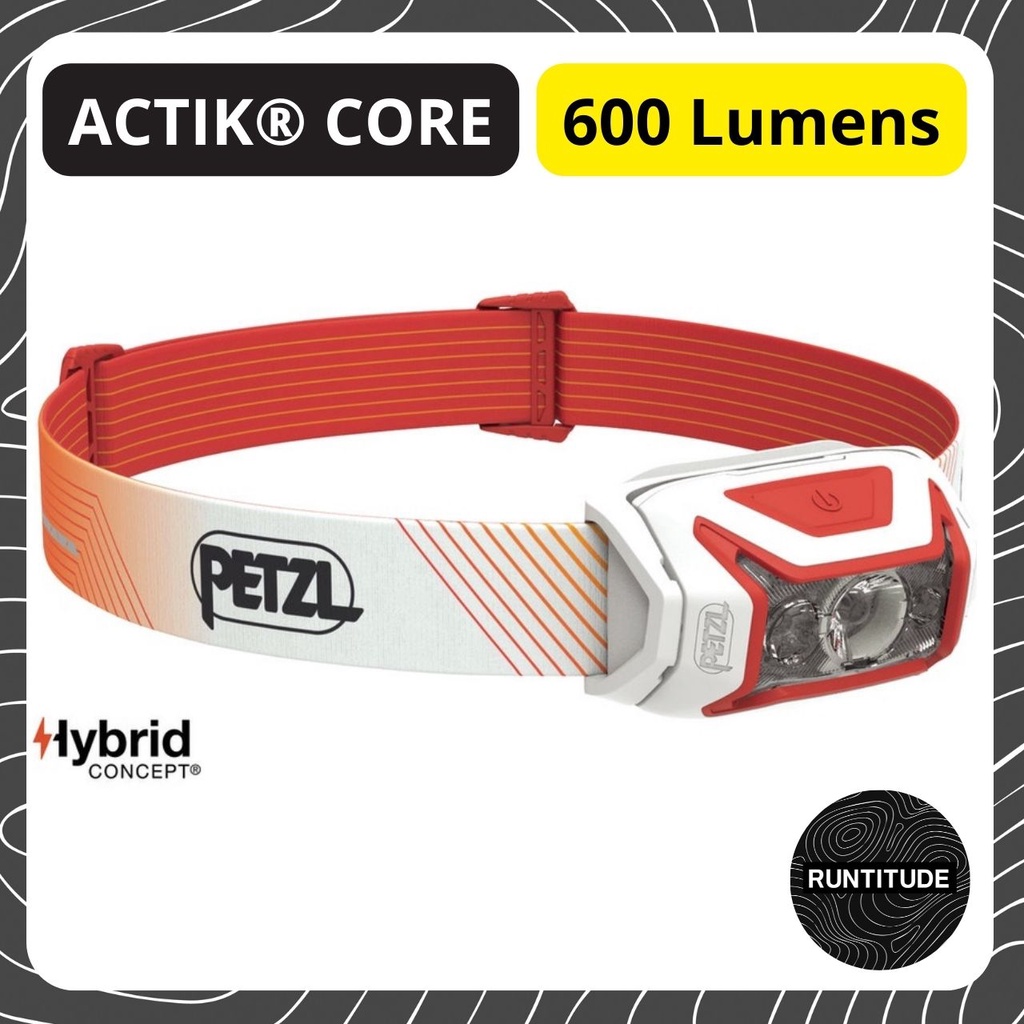 Petzl ไฟฉายคาดหัว รุ่น ACTIK® CORE Headlamp 600lm & 625lm Headlamp ...