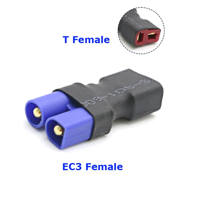อะแดปเตอร์ปลั๊กเชื่อมต่อแบตเตอรี่ XT30 XT60 XT90 Traxxas T Plug Deans EC5 EC3 Female to Male HXT ...