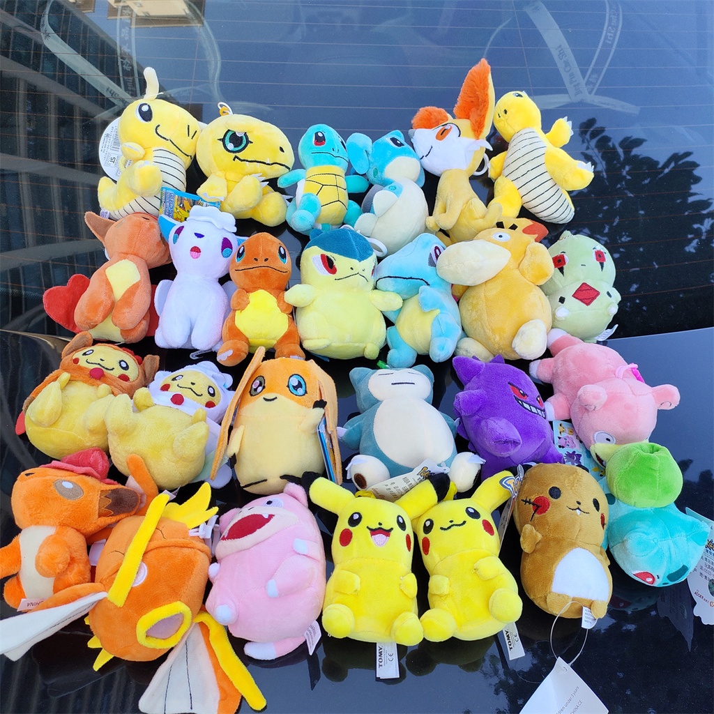 10Pcs/Lot Pokemon Charmander Psyduck Mew Ditto Dragonite Gengar ...
