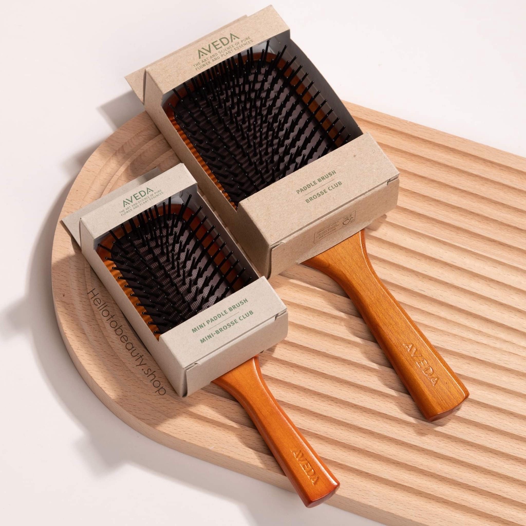[เหลือ 743.- โค้ด "เก็บโค้ดหน้าร้าน"] AVEDA แปรงหวีผม Paddle Brush และ Mini Paddle Brush ...