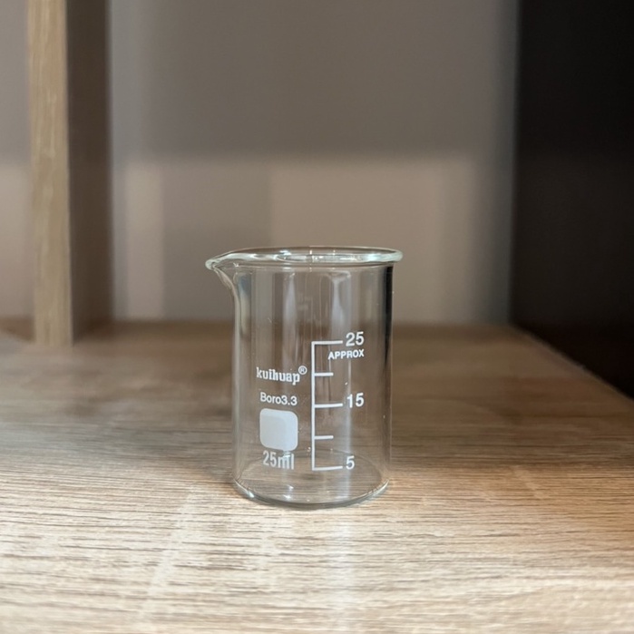 บีกเกอร์เเก้ว ขนาด 25ml Kuihuap LAB | Shopee Thailand