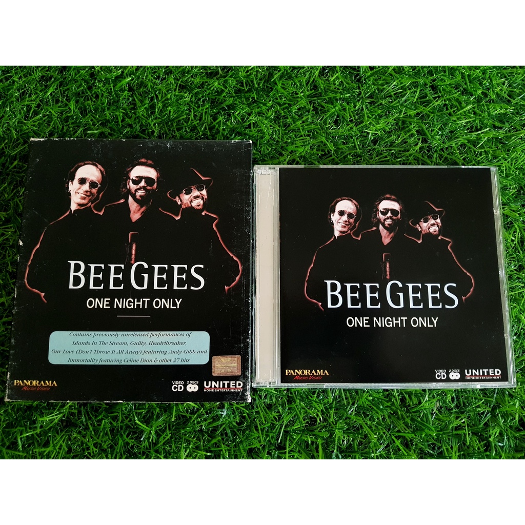 VCD เพลงสากล Bee Gees - One Night Only (แผ่นทองเสียงดี) | Shopee Thailand