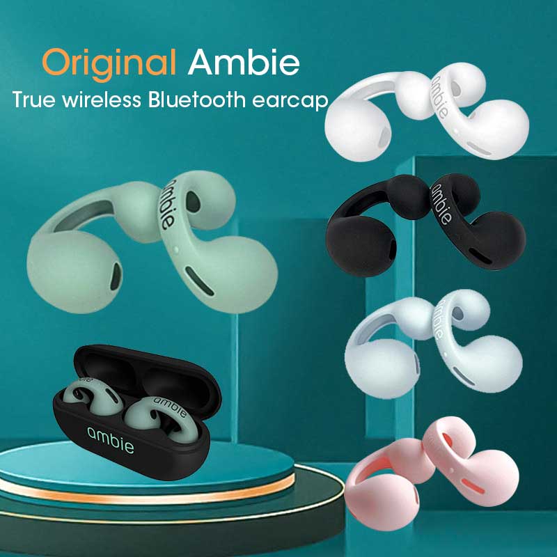 【เฉพาะเคสหูฟัง】เคสหูฟังบลูทูธ ซิลิโคน แบบเปลี่ยน สําหรับ Ambie Sound Earcuffs AM-TW01 1 คู่ ...