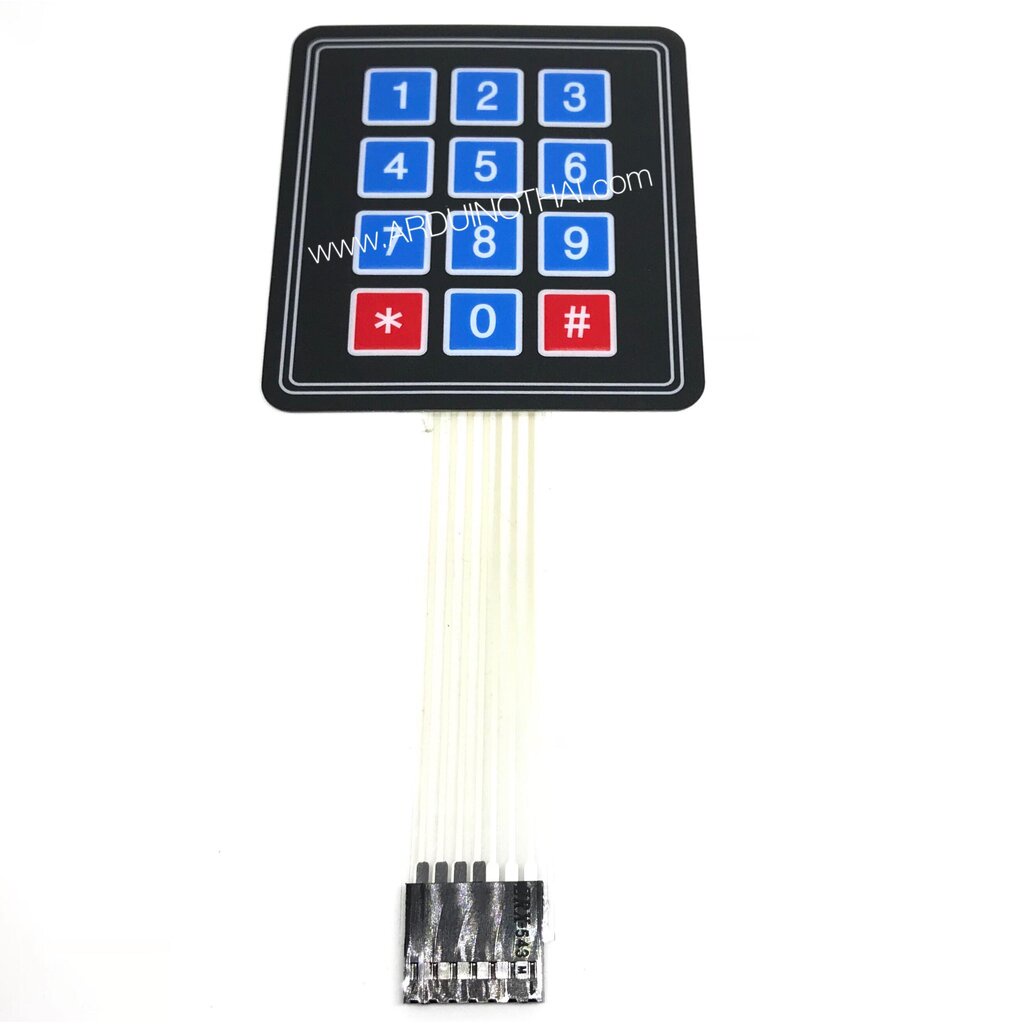 3x4 Matrix Membrane Keypad สต็อกไทยส่งไว | Shopee Thailand