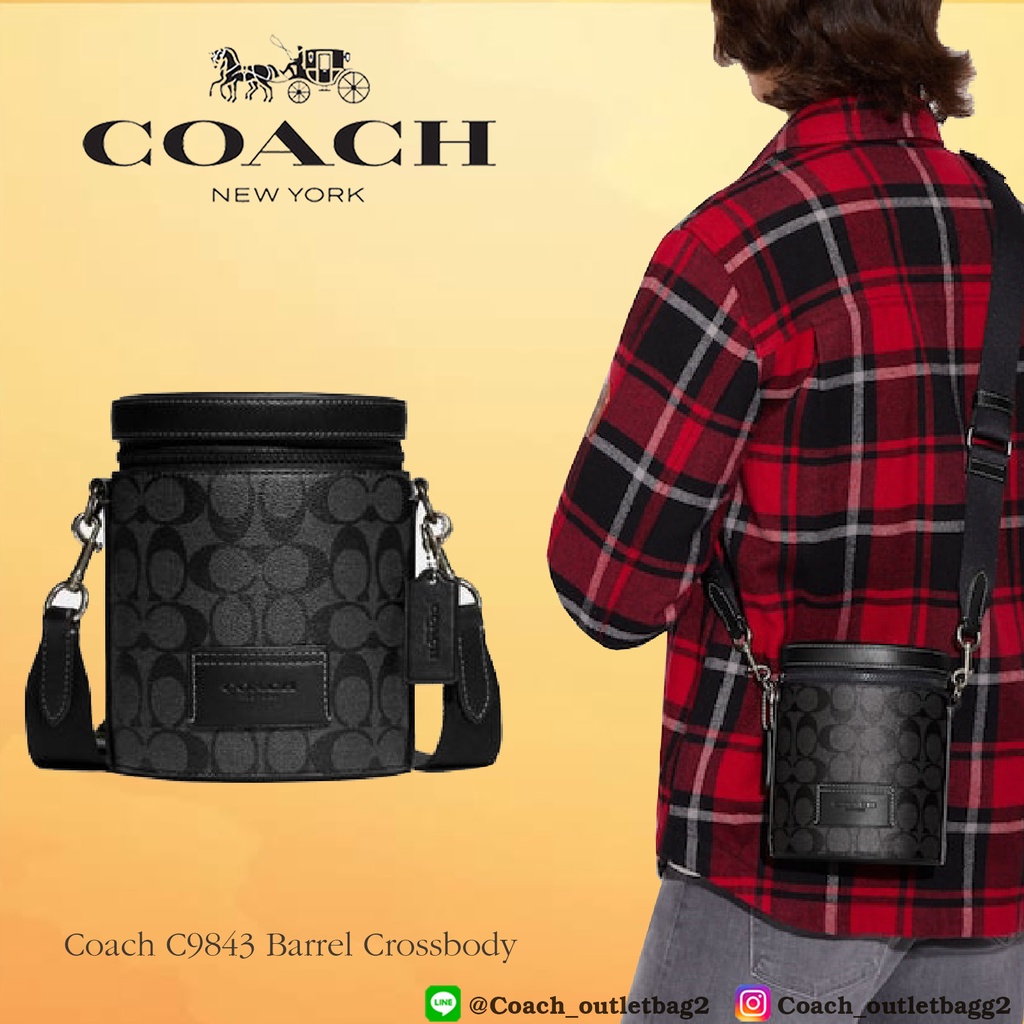 Coach C9843 Barrel Crossbody | Shopee Thailand
