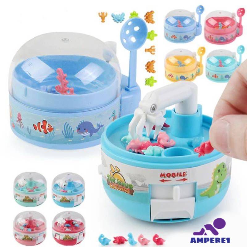 Mini Claw Machine Capsule Catcher ของเล่นที่มีรูปไดโนเสาร์ขนาดเล็ก ...