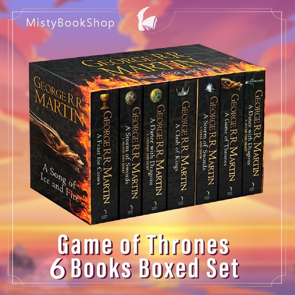 [พร้อมส่ง]Game of Thrones box set จบ 6 เล่ม (George RR Martin Song of ...