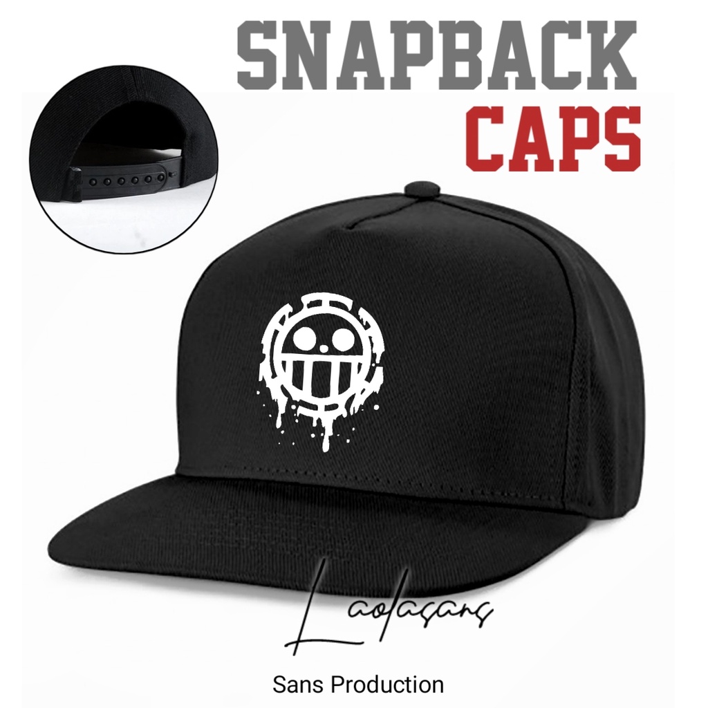 One Piece Trafalgar Law Premium Snapback Hat - Hip Hop Classic Snapback ...