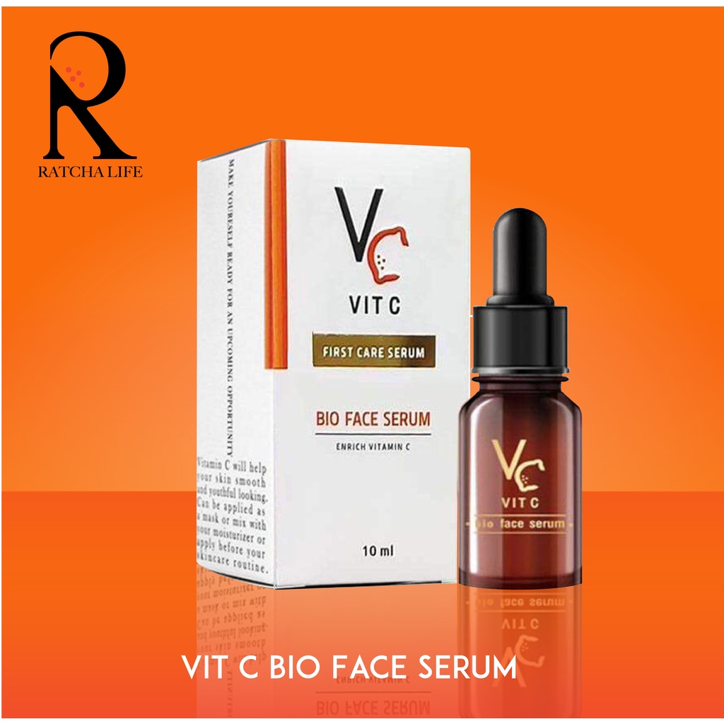 Vit C Bio Face Serum เซรั่มวิตซี น้องฉัตร | Shopee Thailand