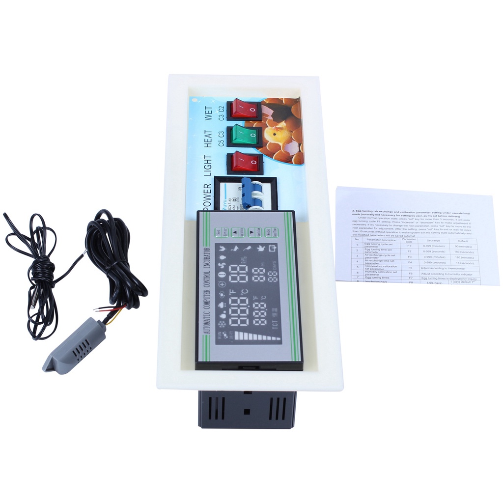 18se Automatic Egg Incubator Controller Digital Led Temperature Controller Temperature Humidity