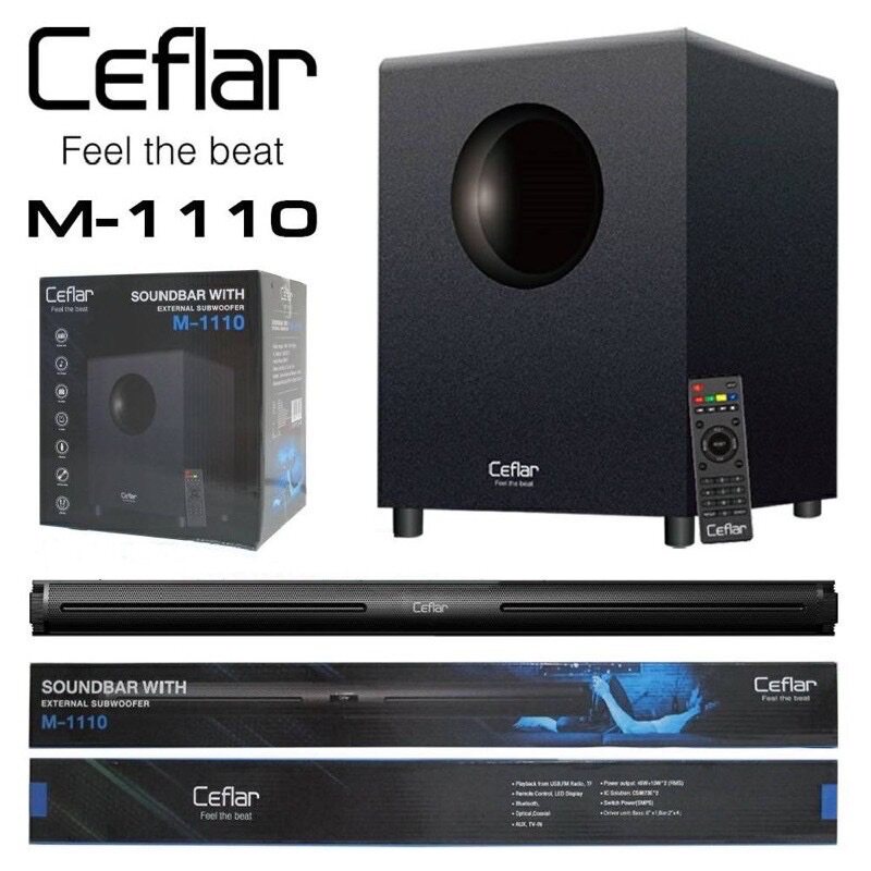 Ceflar Soundbar Speaker M-1110 | Shopee Thailand