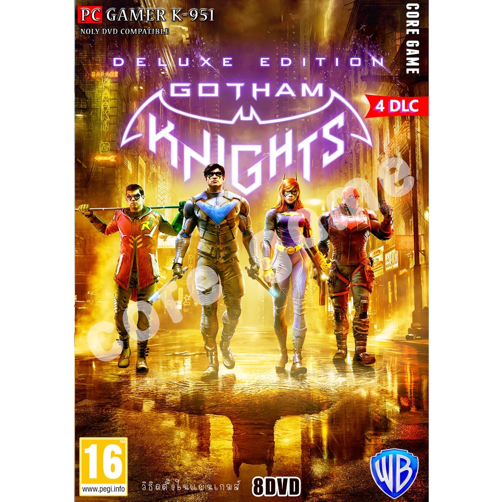 Gotham Knights: Deluxe Edition + 4 DLC แผ่นและแฟลชไดร์ฟ เกมส์ คอมพิวเตอร์ Pc และ โน๊ตบุ๊ค ...