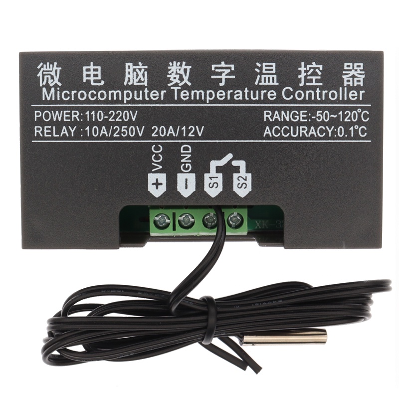 เทอร์โมสตัทควบคุมอุณหภูมิดิจิทัล LCD W3230 DC 12V 24V 20A AC 110V-220V 10A | Shopee Thailand