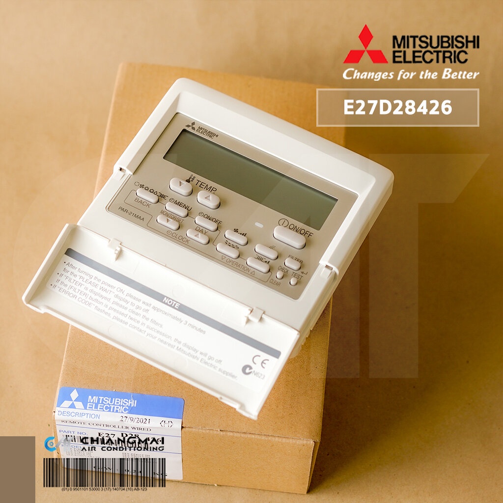 E27D28426 รีโมทแอร์ Mitsubishi Electric รีโมทแอร์มิตซูบิชิ (PAR-21MAA ...