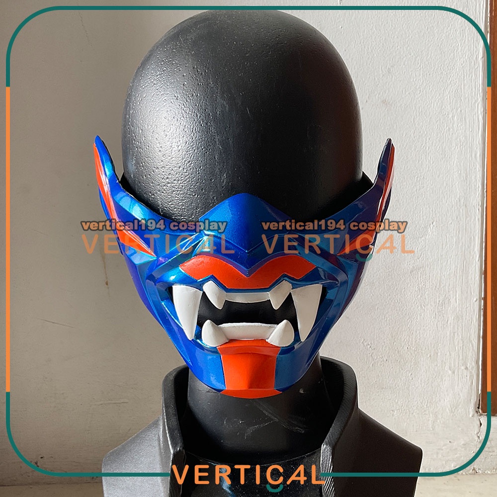 Valorant YORU MASK ONI MASK COSPLAY MASK TECHWEAR MASK MENPO CYBERPUNK ...