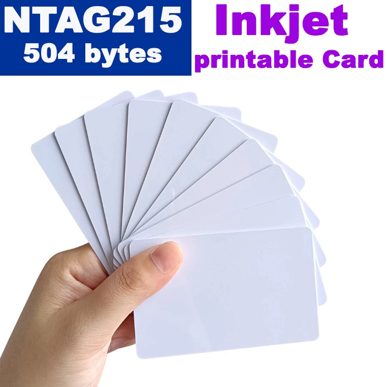 NTAG 215 NFC Card Tag inkjet printable Card for Espon printer, Canon ...