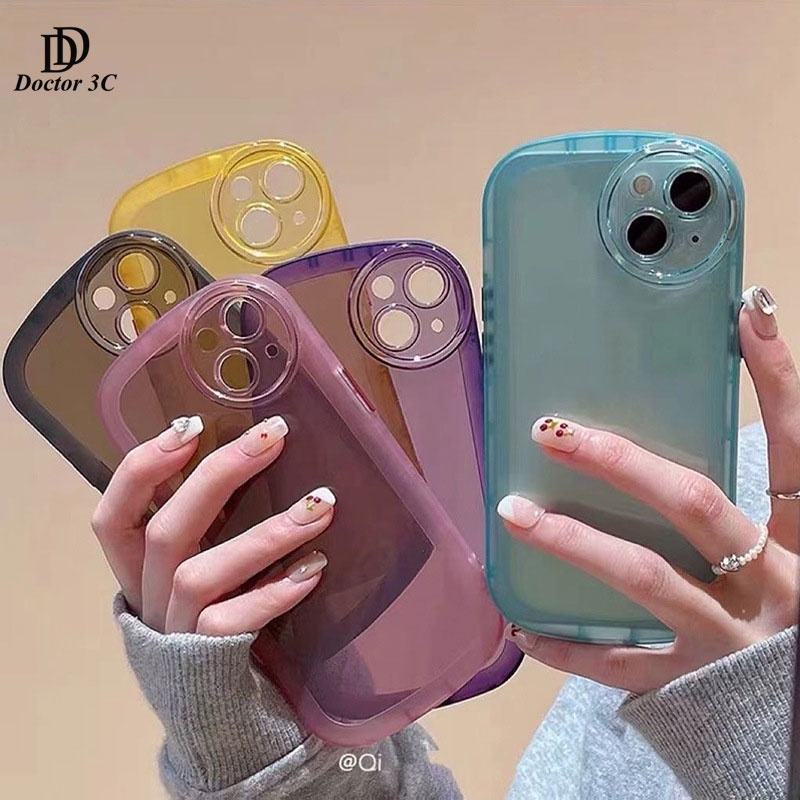 กรณีซิลิโคนสำหรับ โปร่งใสตัวป้องกันกล้อง iPhone 13 12 Pro Max Mini ip12 ...