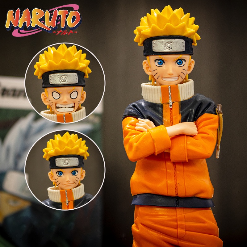 25cm Anime Naruto Figurine Uzumaki Naruto PVC Statue Action Figures ...
