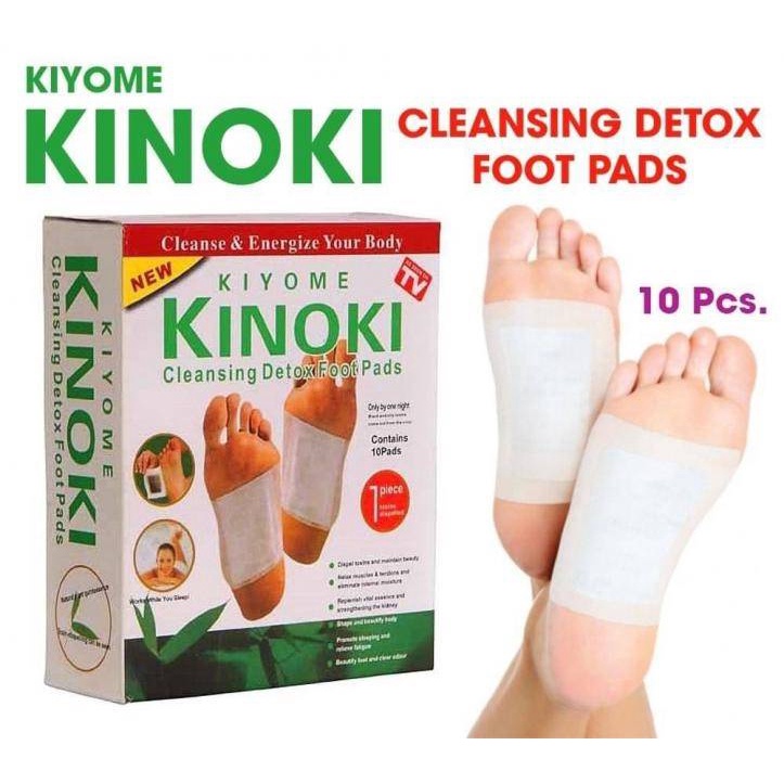 KINOKI Foot Pads แผ่นแปะช่วยผ่อนคลายฝ่าเท้า | Shopee Thailand