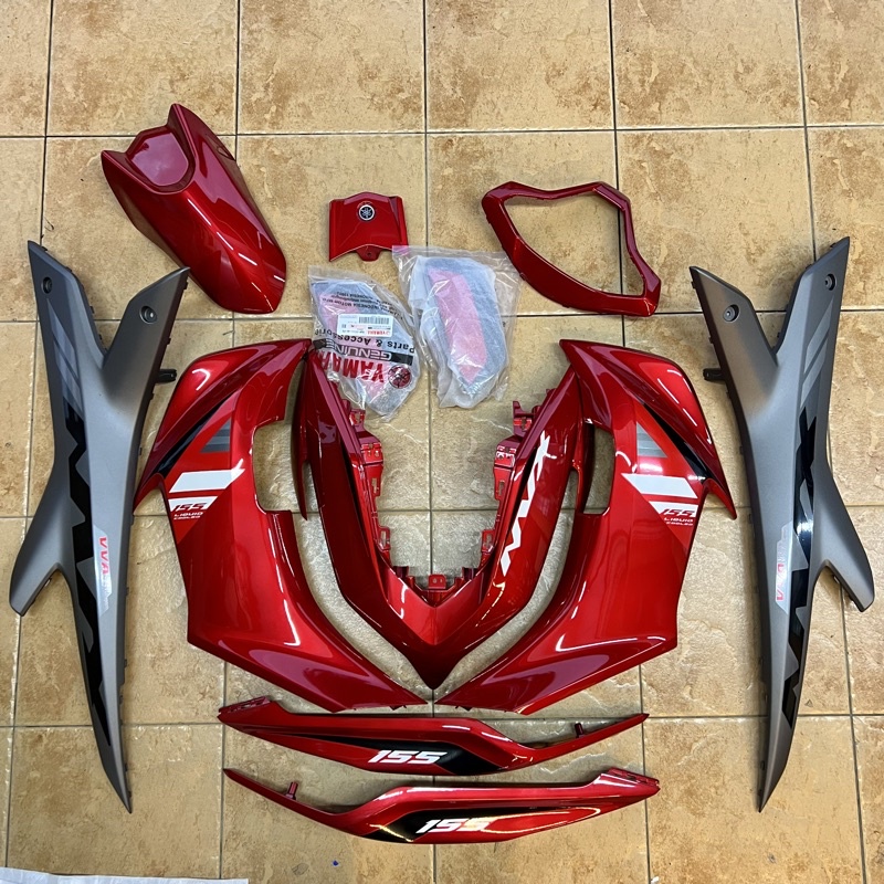Nvx 155 V2 MERAH ชุดผ้าคลุมแท้ 100% | Shopee Thailand