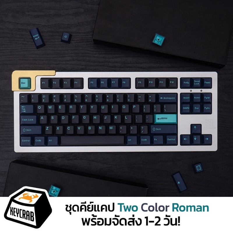 พร้อมส่ง! ชุด keycaps two color roman (Doubleshot) | Shopee Thailand