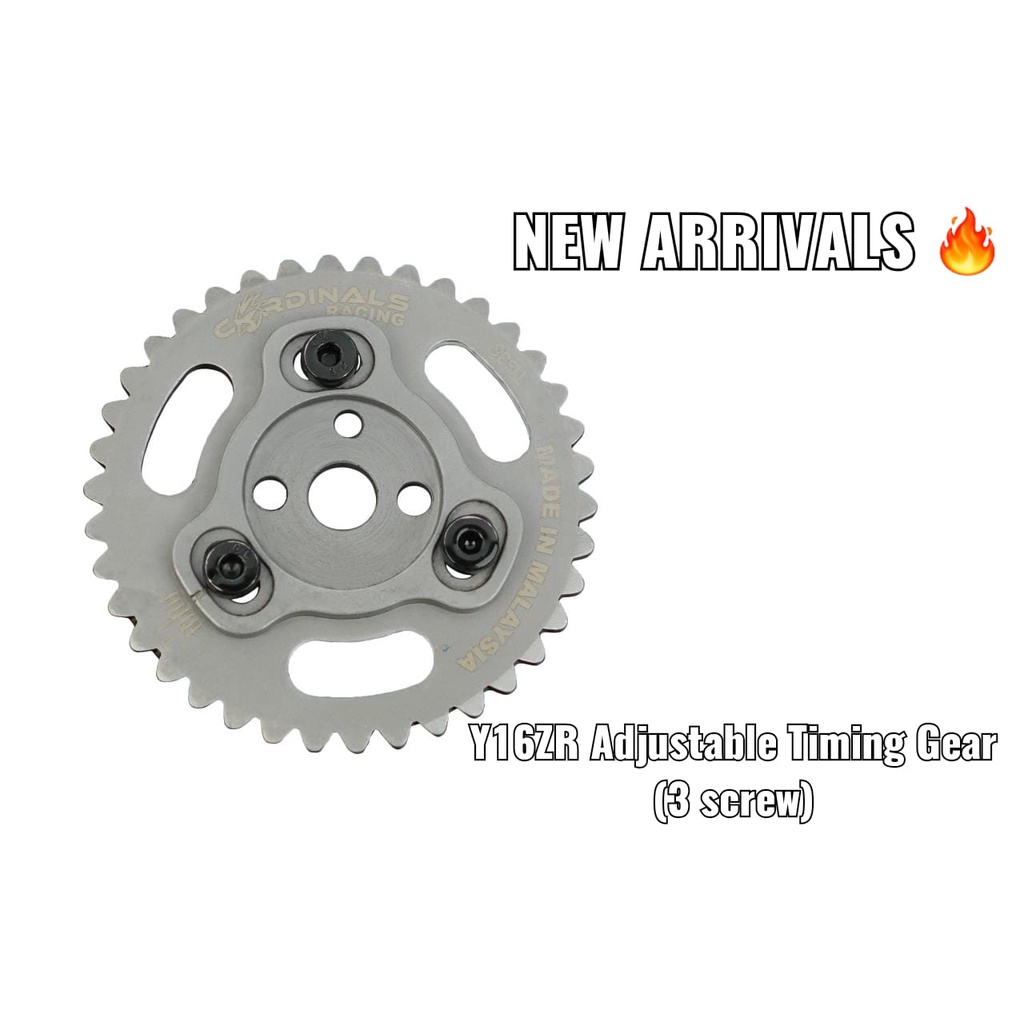 CARDINALS RACING TIMING GEAR ADJUSTABLE YAMAHA Y16ZR Y16 Y16Z ( 3 SCREW ...