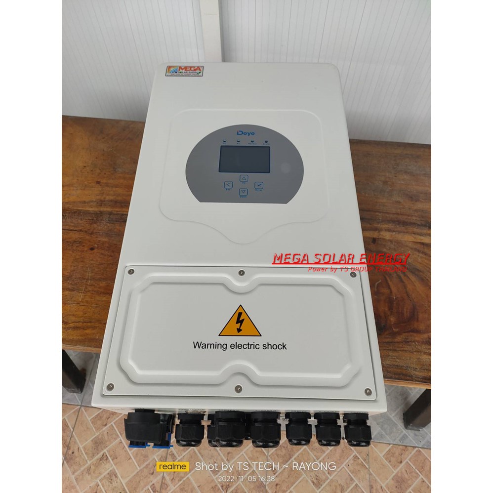 (ร้านตัวแทน) Deye Hybrid on/off Grid inverter ปี 2022 รุ่น SUN-5K/10K-SG05LP1-EU ยี่ห้อ Deye ...