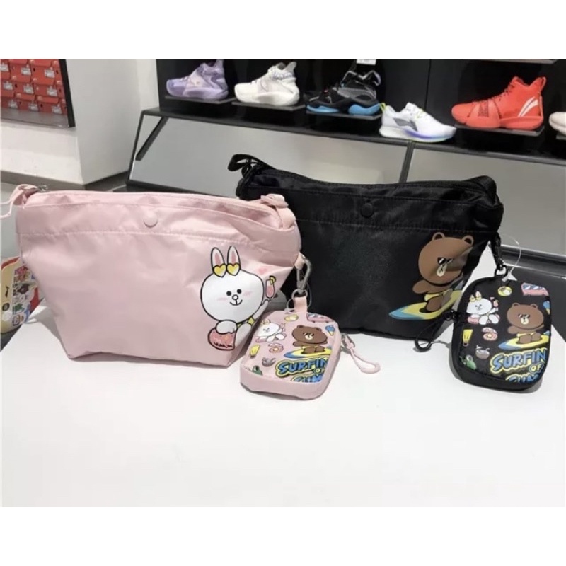 กระเป๋าสวยกันน้ํา LiNing ของแท้ รุ่น Cony Line Rabbit | Shopee Thailand