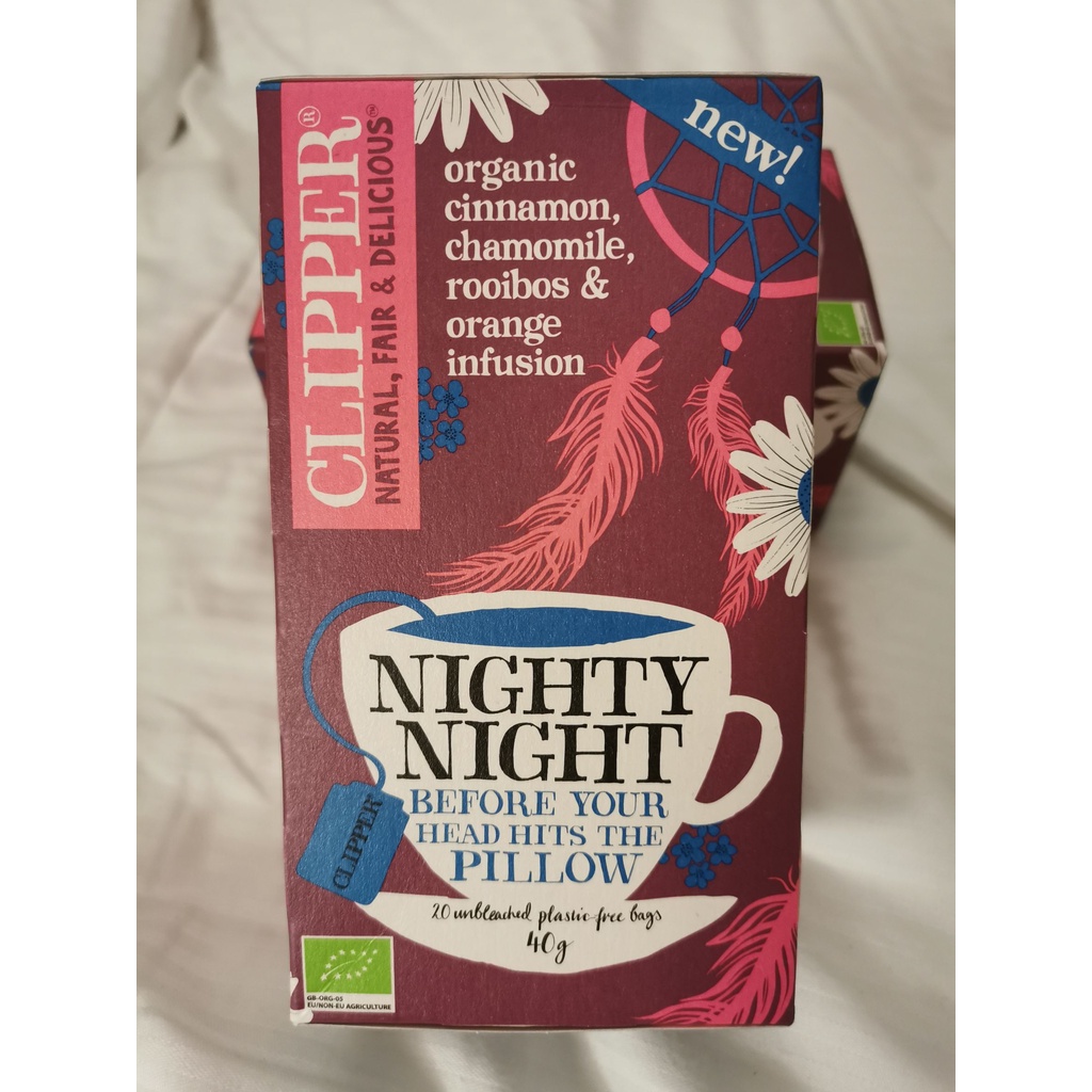 Clipper - Nighty night 20 Tea bags (ชาคลิปเปอร์ ไนท์ตี้ไนท์ 20 ซอง ...