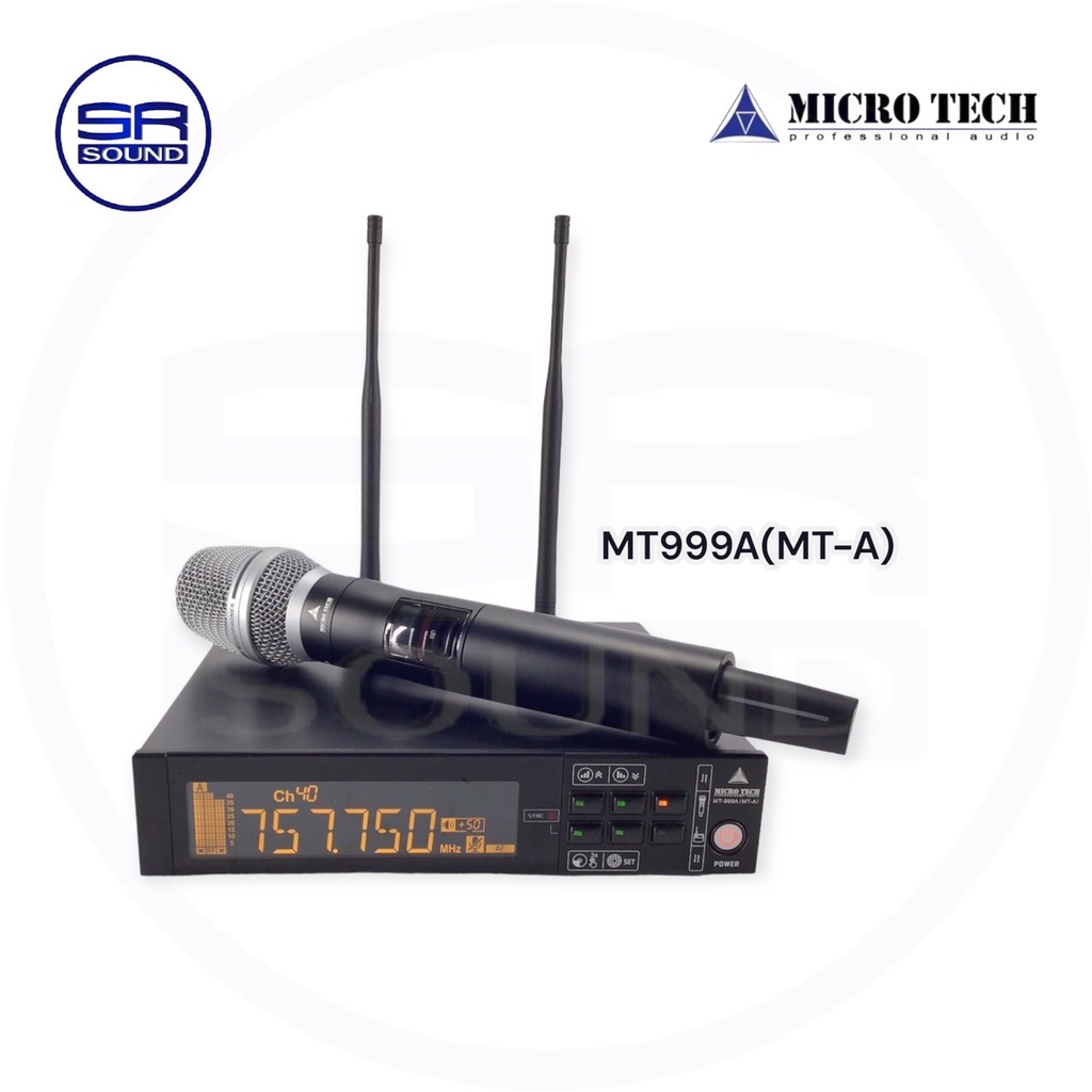 ฟรีค่าส่ง MICROTECH MT999A(MT-A) ไมค์ลอยแบบถือเดี่ยว ไมโครโฟนไร้สาย MT-999A MT 999A | Shopee ...
