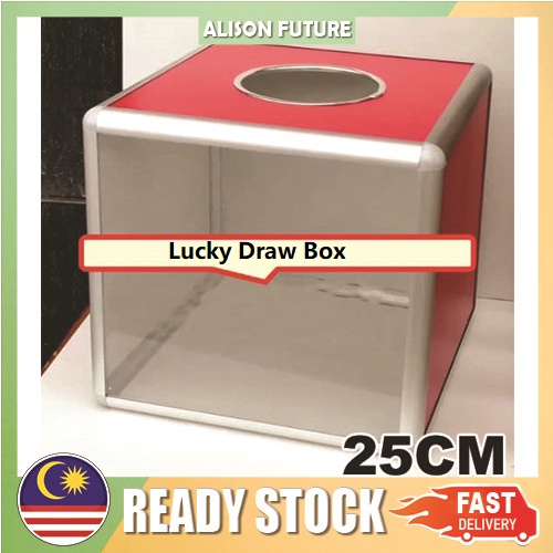 Blank Raffle Box Lucky Draw Box กล่องข้อเสนอแนะกล่องลอตเตอรีกิจกรรม ...